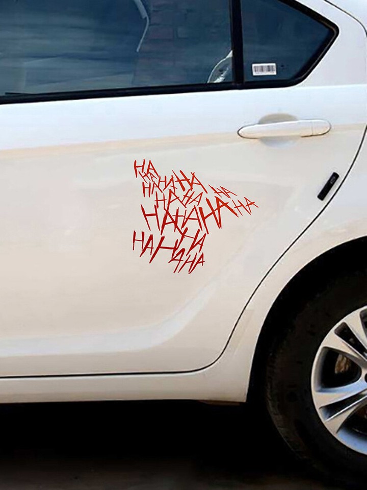 Suicide Squad HaHaHa Ha Ha Ha Joker Decal Car Truck Window Helmet ...