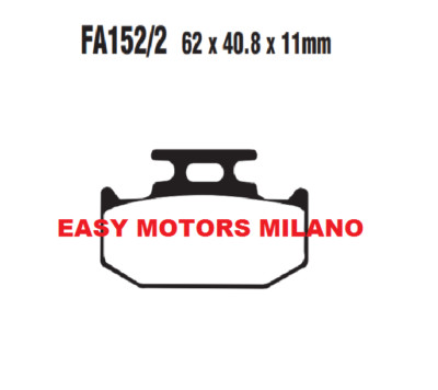 Coppia Pastiglie Freno Ebc Posteriore FA152/2TT Yamaha TT K 600 1993>1995 | eBay