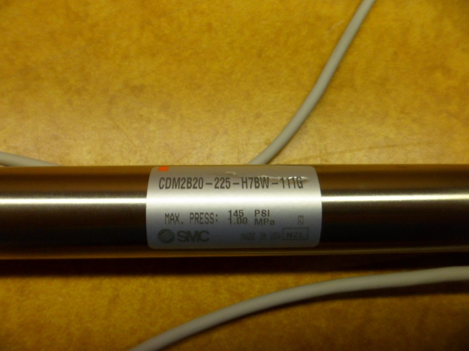 SMC AIR/PNEUMATIC CYLINDER CYL. WITH SENSORS CDM2B20-225-H7BW-111G 145 ...