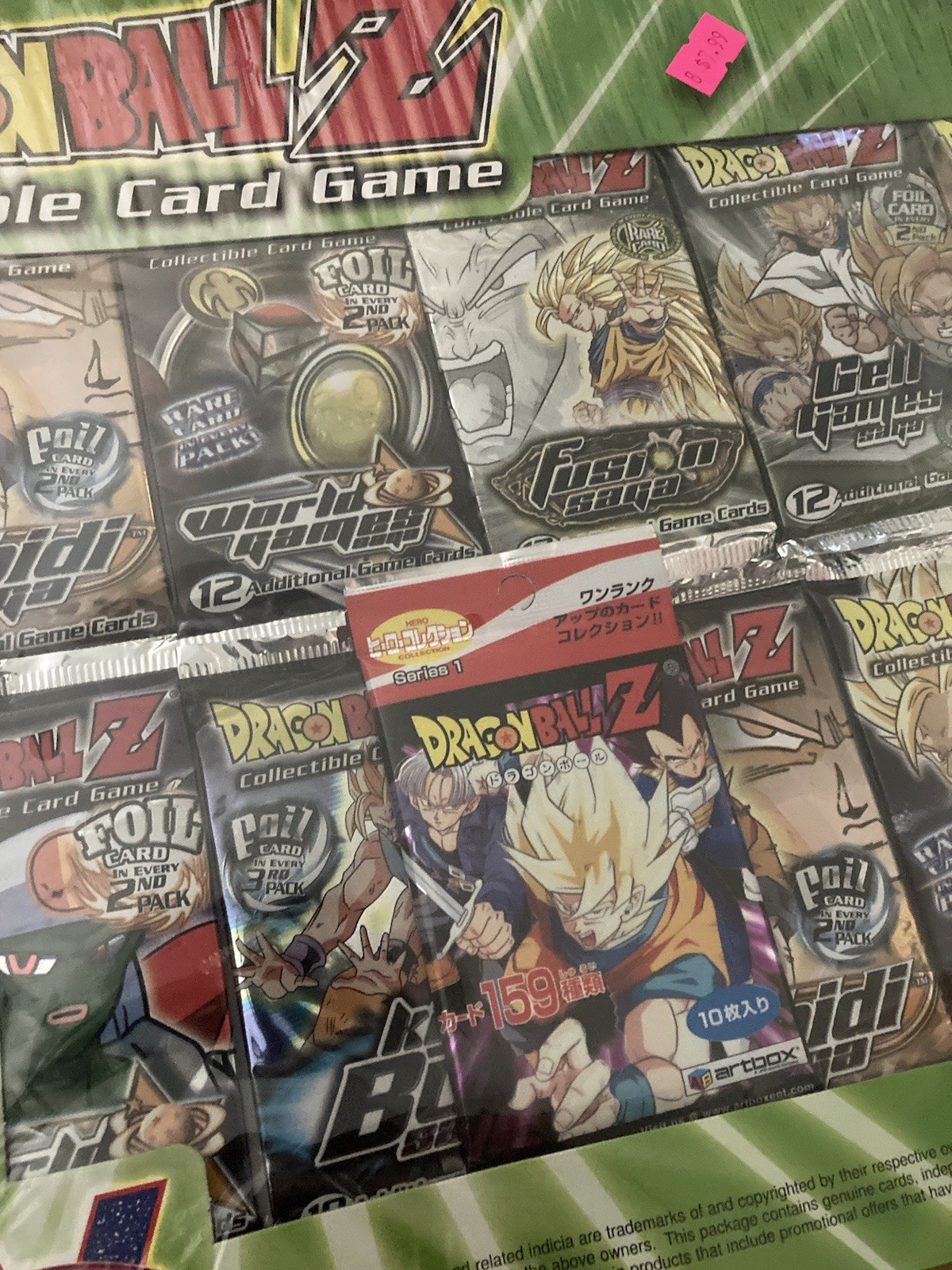 DBZ Collectible Card Game, Factory Sealed, Saga Blaster box cell games ...