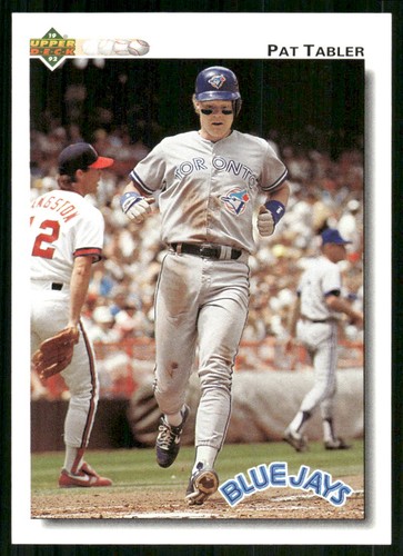 Pat Tabler 1992 Upper Deck Baseball #203 - Toronto Blue Jays | eBay