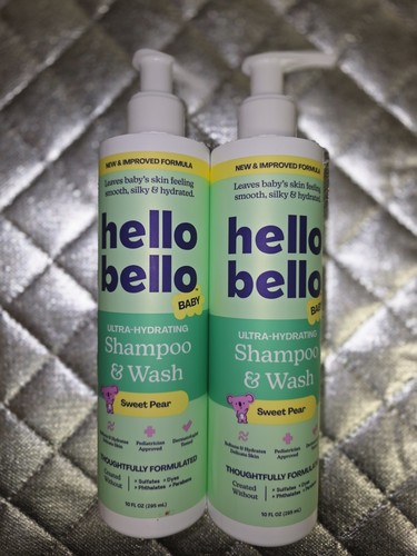 Hello Bello Baby Shampoo & Body Wash, Sweet Pear, 10oz Lot Of 2 | eBay