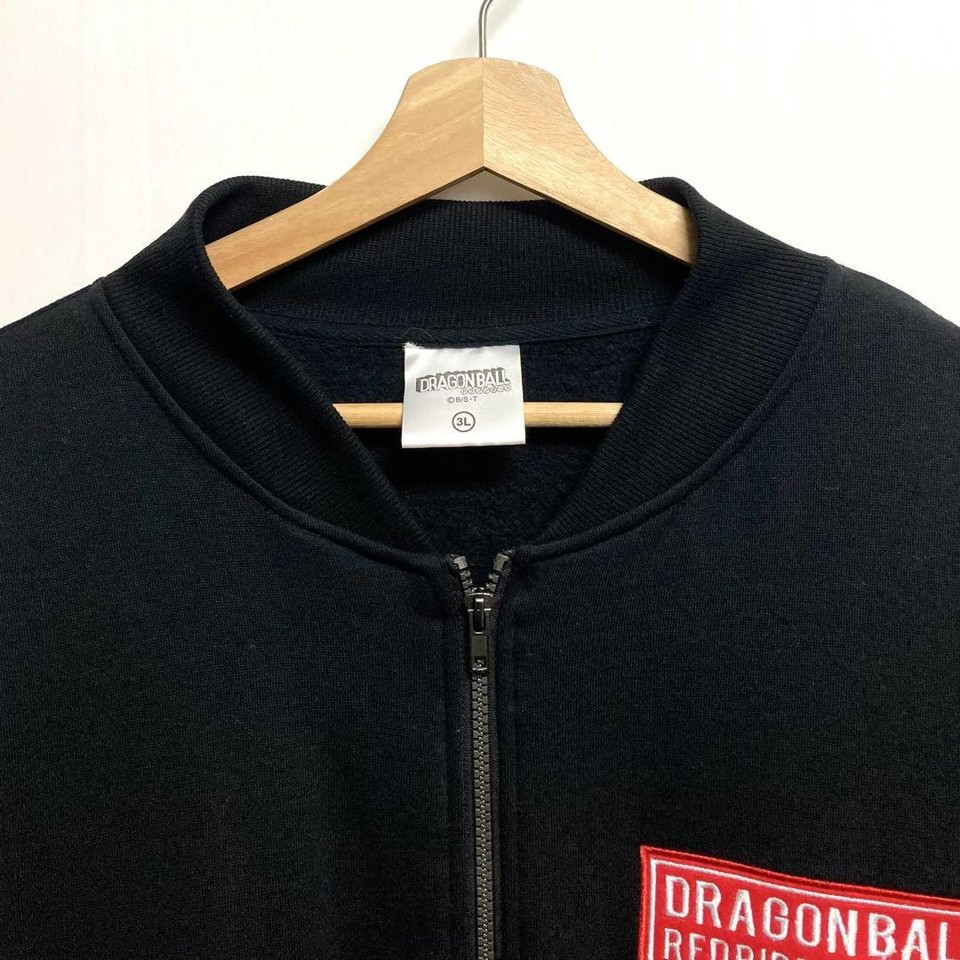DRAGON BALL Red Ribbon Army Blouson Sweatshirt, Size 3L, Black | eBay