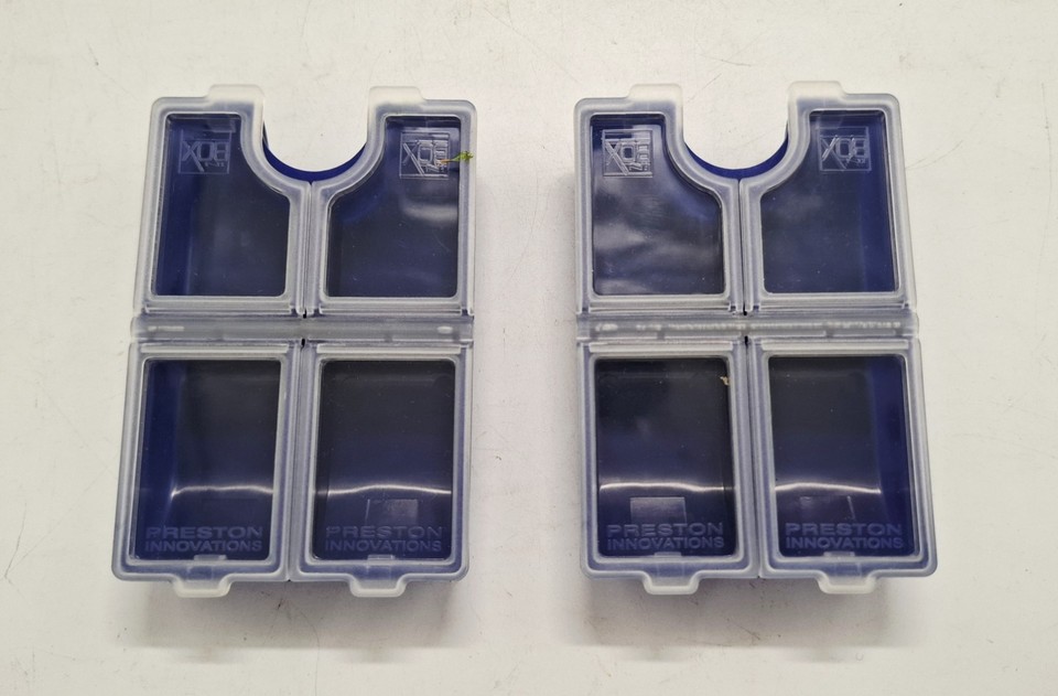 Preston Fishing Tackle Bits Boxes Hook Box Coarse Plastic Blue Job Lot ...