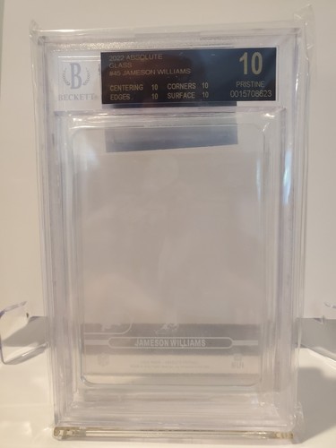 2022 Panini Absolute - Glass Jameson Williams #G-45 (RC) BGS 10 Black ...