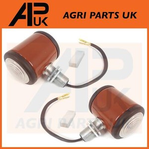 2x Bulter Style Fender Side Lights Lamps for Massey Ferguson 35 35X 135 ...