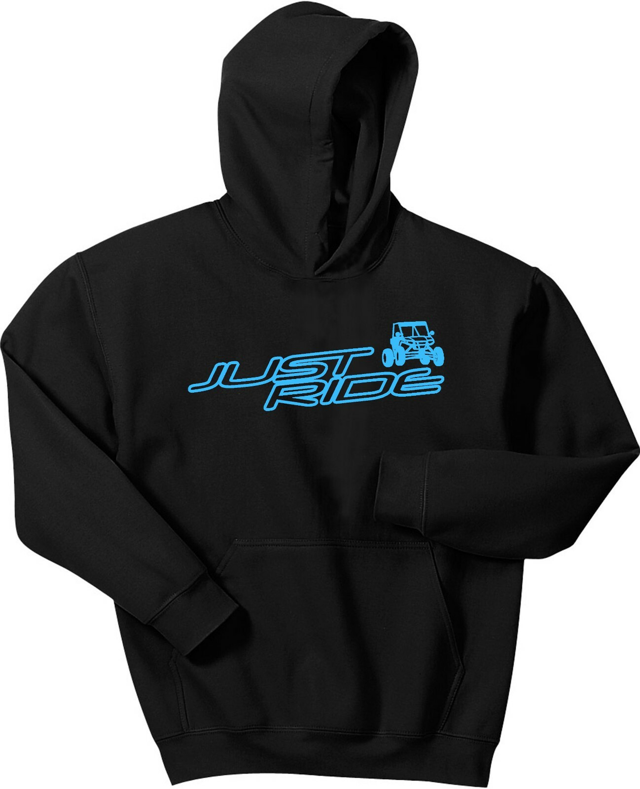 JUST RIDE UTV HOODIE SWEAT SHIRT JUMPER JACKET RZR POLARIS SIDE X SIDE ...