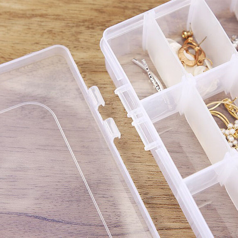 36 Grids Plastic Container Box Practical Adjustable Compartment Storage ...