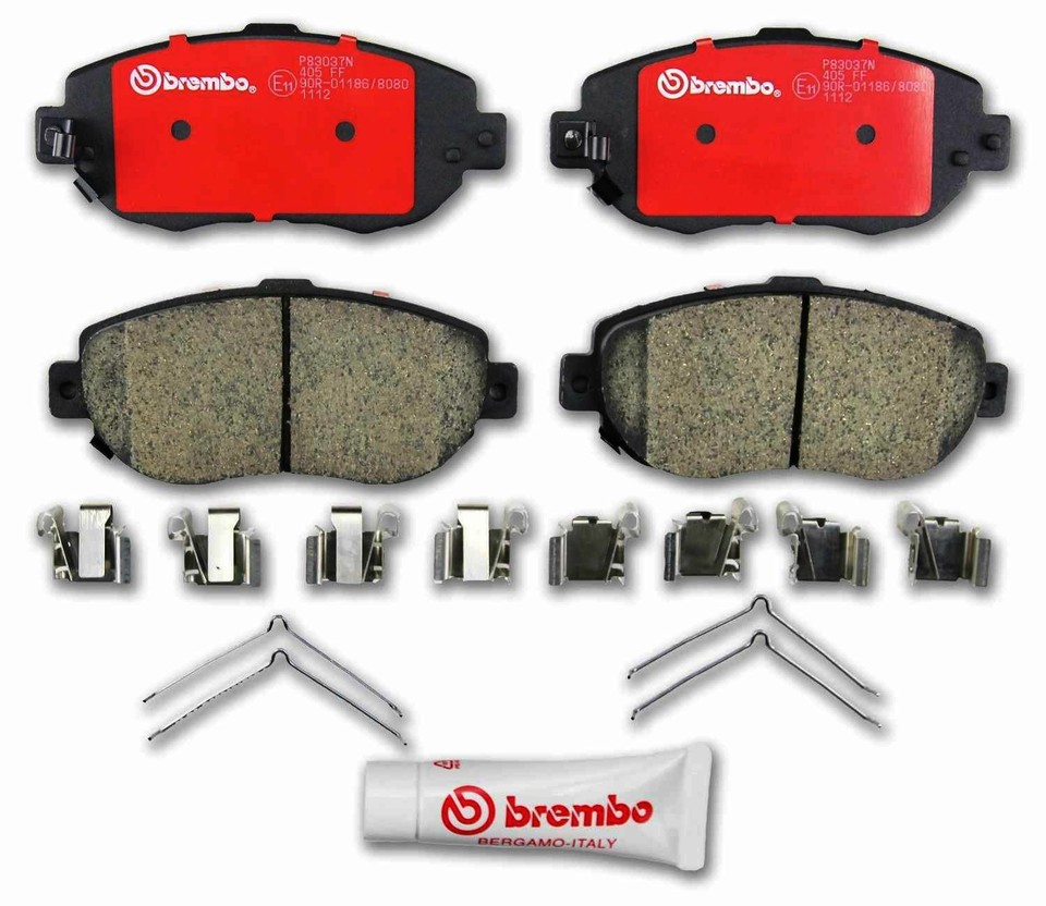 2x brembo FRONT Brake Disc Rotor Pad Kit for Lexus GS300 GS400 GS430 ...