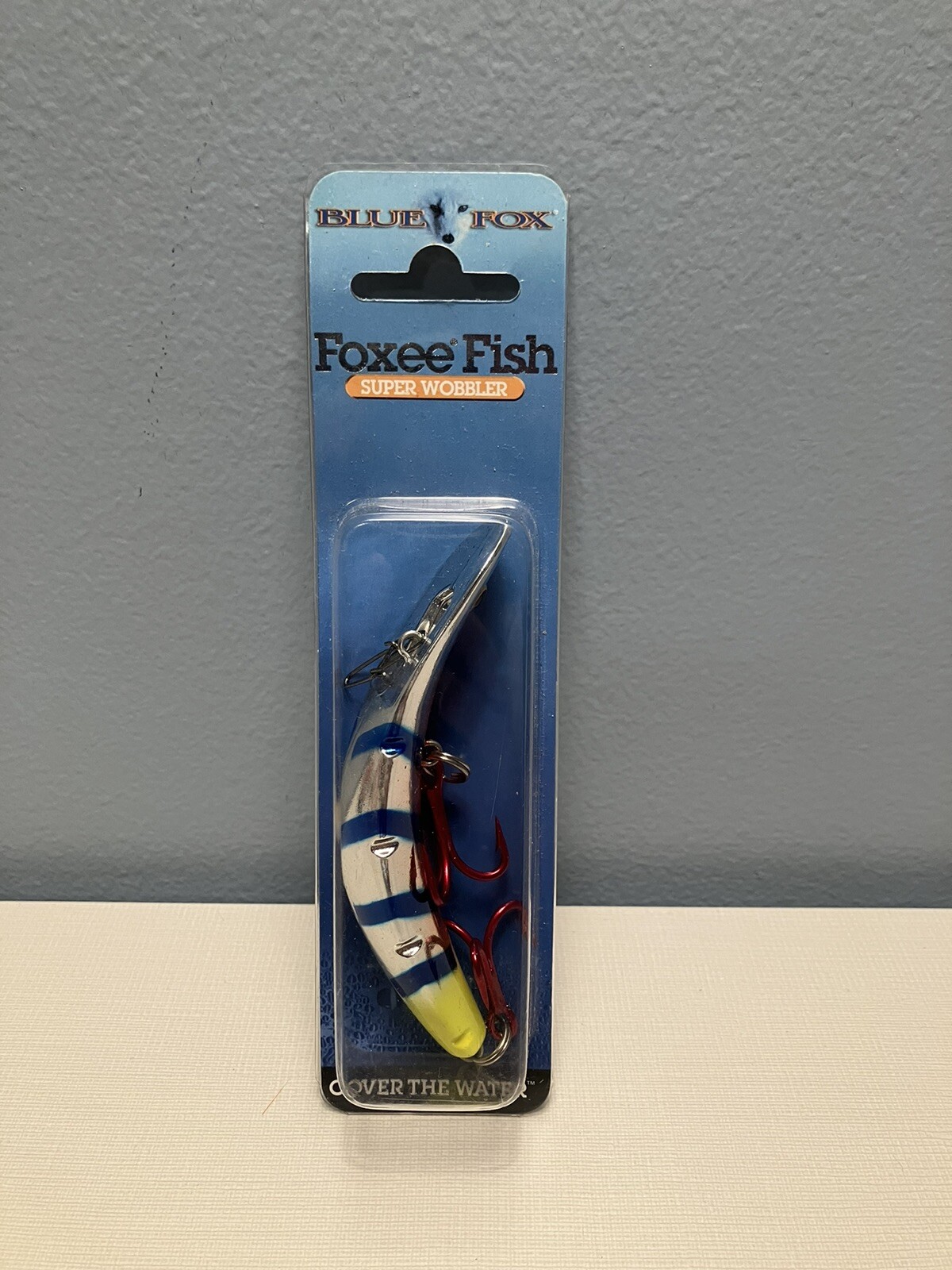 Blue Fox Foxee Fish Super Wobbler 5" Silver / Prism / Stripe / Chart | eBay