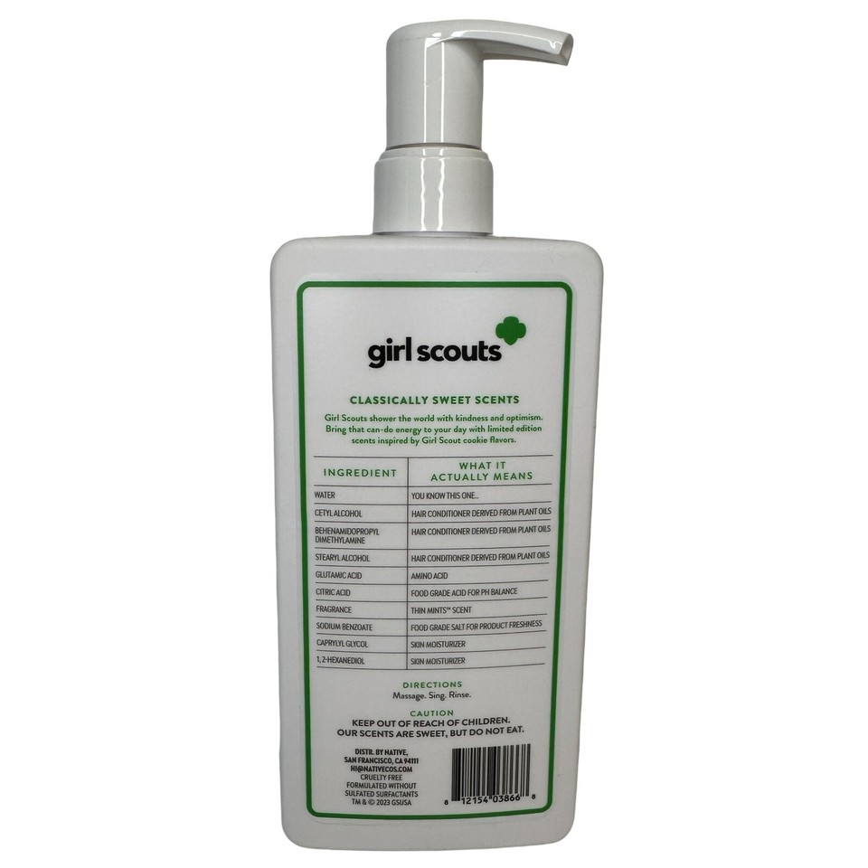 Native Girl Scouts Moisturizing Conditioner Thin Mints 16.5 oz ...