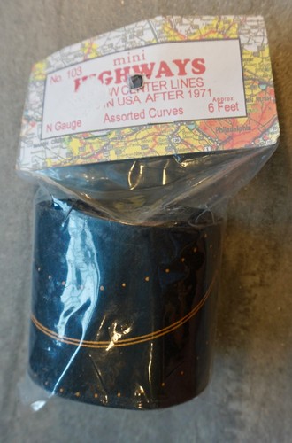 Leisuretime Products N Gauge Mini Highways #103 Assorted Curves 6 ft ...