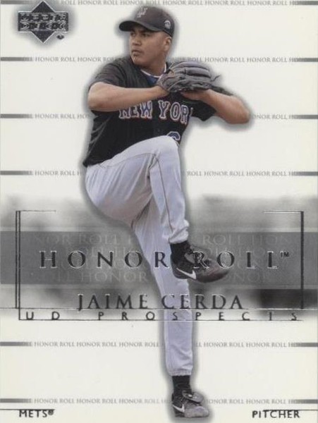 2002 Upper Deck Honor Roll - UD Prospects #164 Jaime Cerda (RC) for ...