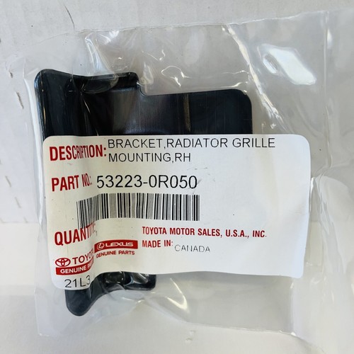 Genuine OEM Toyota 53223-0R050 Passenger RH Upper Tie Bar Bracket 2019 ...