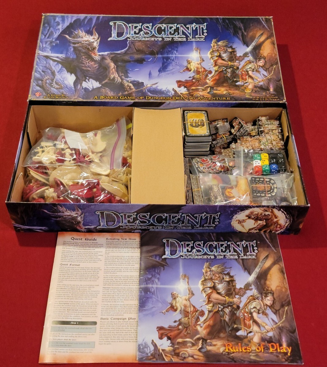 DESCENT JOURNEYS IN THE DARK 1ST EDITION W/ CONVERSION KIT 💯% COMPLETE | eBay