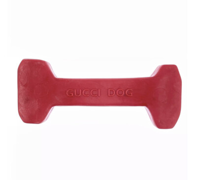 Gucci Red Rubber Dog Bone Pet Toy Tom Ford Era | eBay