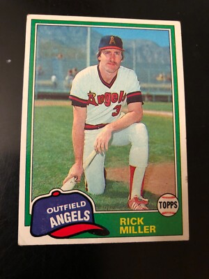 1981 Topps #239 Angels Rick Miller Baseball Card | eBay