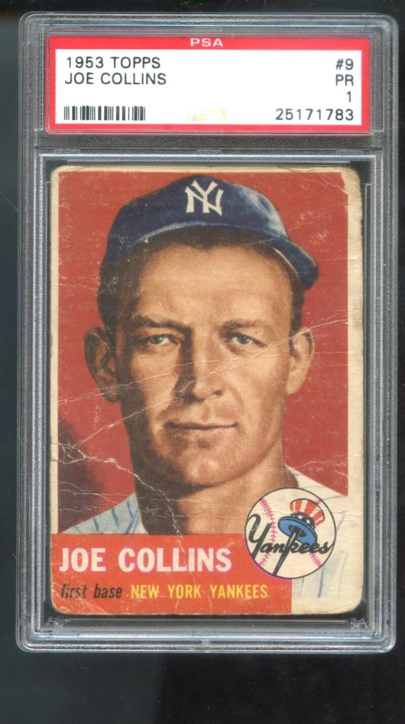 1953 Topps - Joe Collins #9 for sale online | eBay