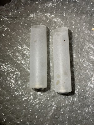 2x HOMEBASE / ARGOS HYATT REPLACEMENT FROSTED LAMP LIGHT SHADE SCREW ...