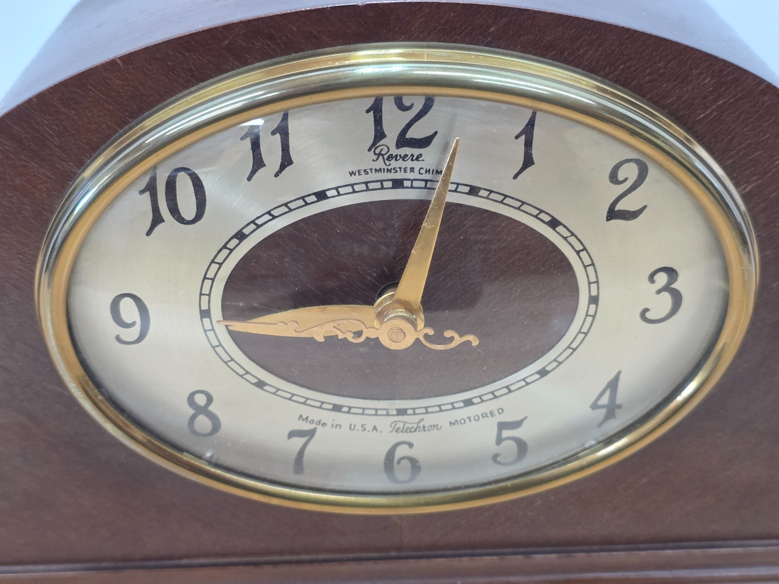 Revere Electric Mantel Clock Model R913 Westminster Chime Telechron ...