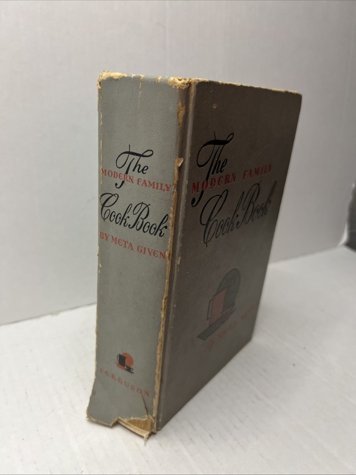 1958 THE MODERN FAMILY COOKBOOK by Meta Givens Vintage Hardcover ...