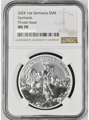 2024 Germania Mint Lady Germania 1 oz Silver Coin NGC MS 70 | eBay