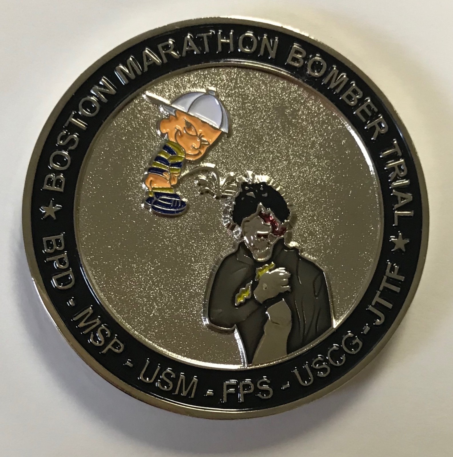 BPD Boston Police Dept Marathon Trial BOSTON STRONG MPD USMS FPS USCG ...