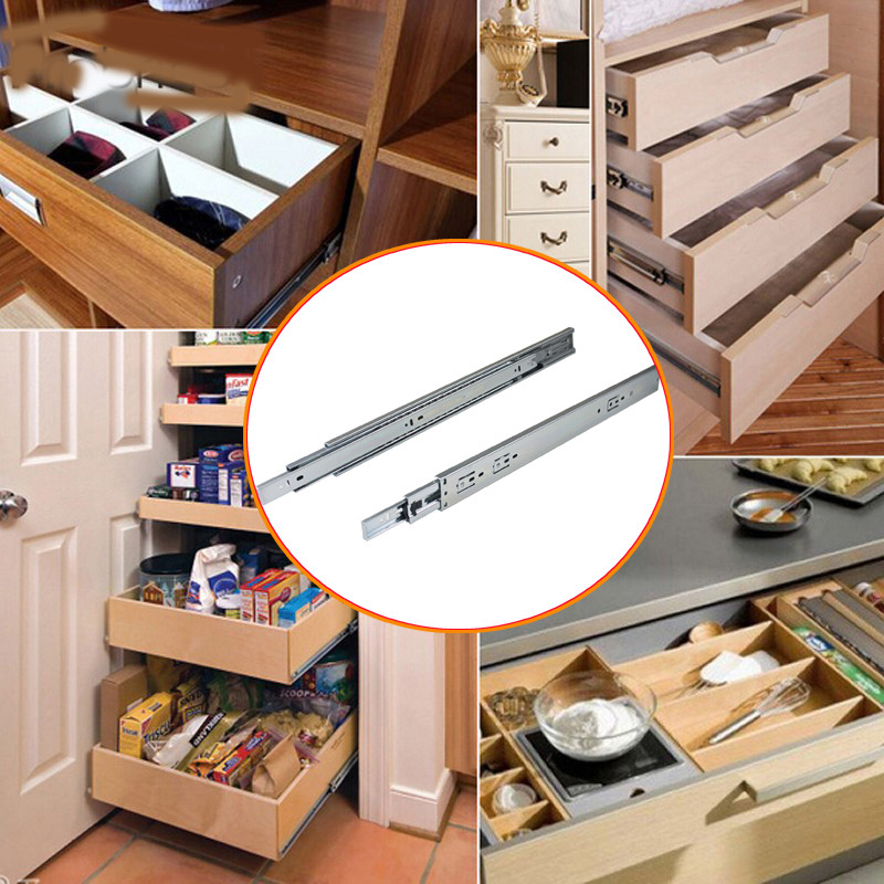 Probrico 12/14/16/18/20/22/24" Soft Close Full Extension Drawer Slides ...