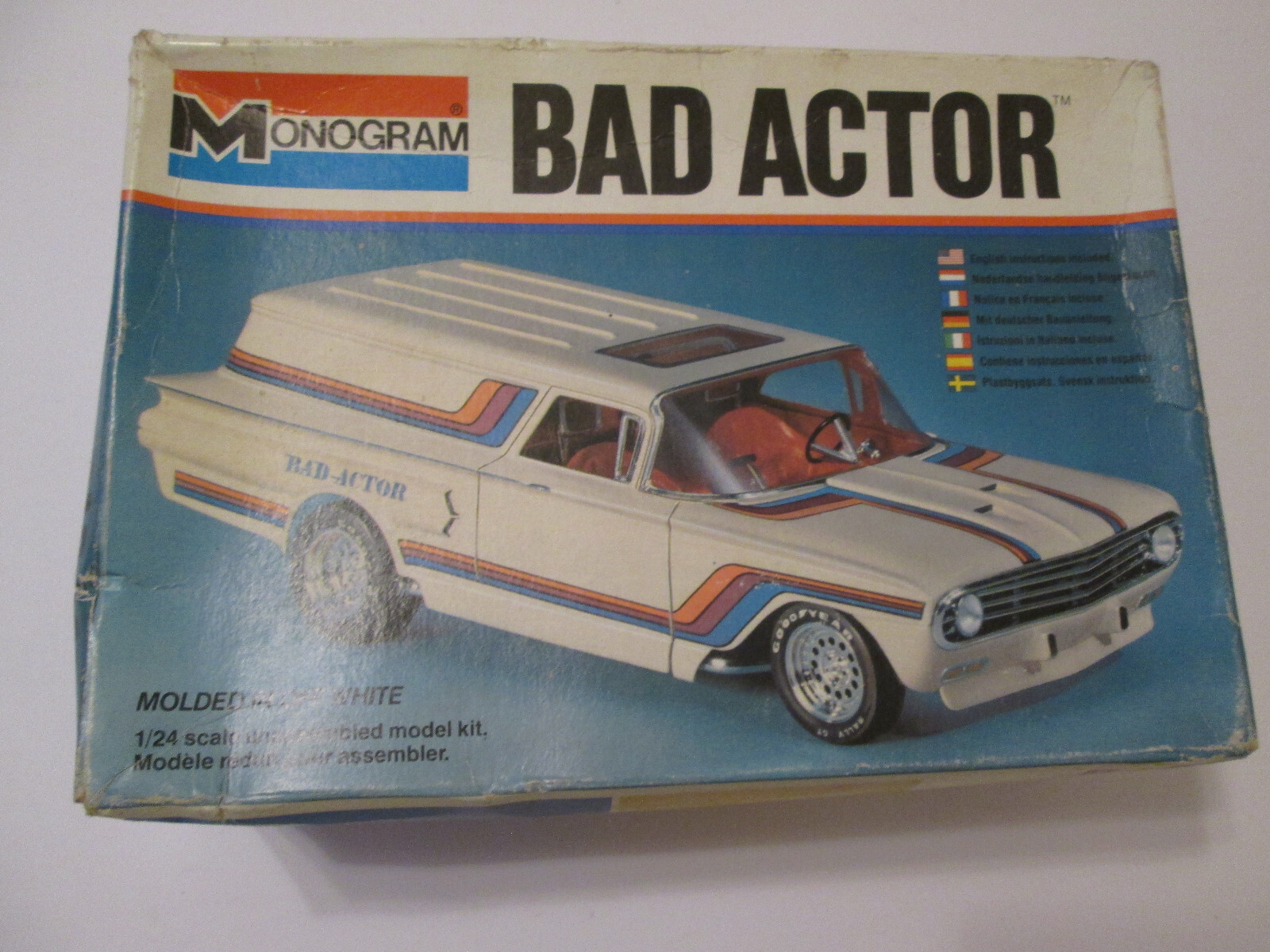 MONOGRAM 1960 CHEVY DELIVERY SEDAN BAD ACTOR SCALE 1:24 MODEL KIT 2267 very rare | eBay