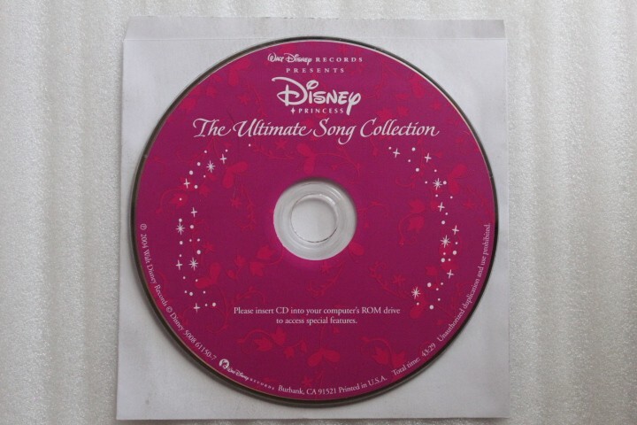 Disney Princess: Ultimate Song Collection CD Has CD-ROM Function ...