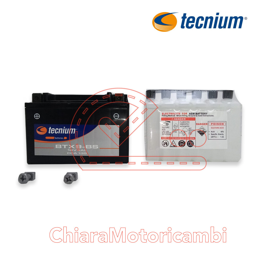 BATTERIA BTX9-BS=YTX9-BS YUASA=FTX9-BS=CBTX9-BS 12V 8Ah SPUNTO 120A | eBay