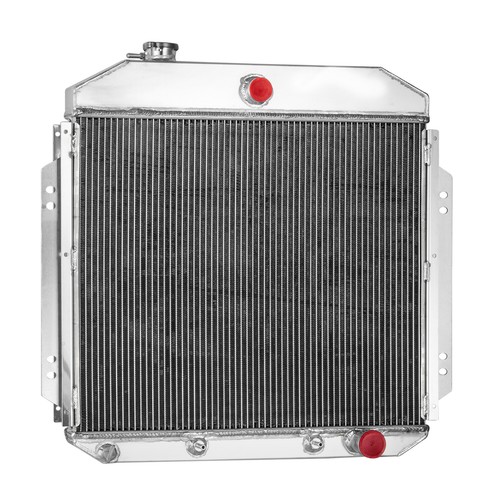 3 Row Aluminum Radiator For 1957 58 1959 1960 Ford F100 Truck Chevy V8 ...