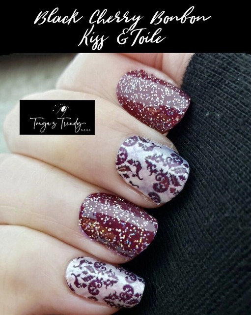 Color Street Kiss & Toile 100 Nail Polish Strips 16 Floral OVERLAYS for ...