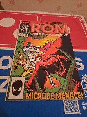 ROM Spaceknight #59 Direct (Marvel Comics, 1984) Steve Ditko Art VF+ 8. ...