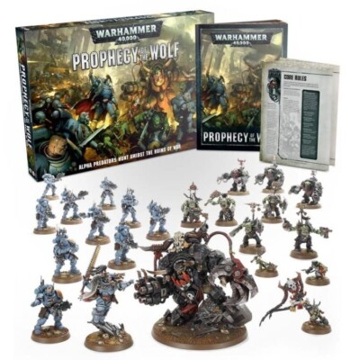 Warhammer 40K Space Wolves & Orks Prophecy of The Wolf Set NIB ...