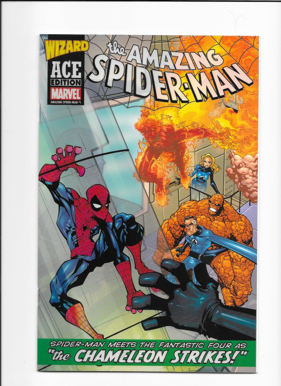 THE AMAZING SPIDER-MAN #1 CHAMELEON WIZARD ACE EDITION HIGH GRADE 9.9 ...