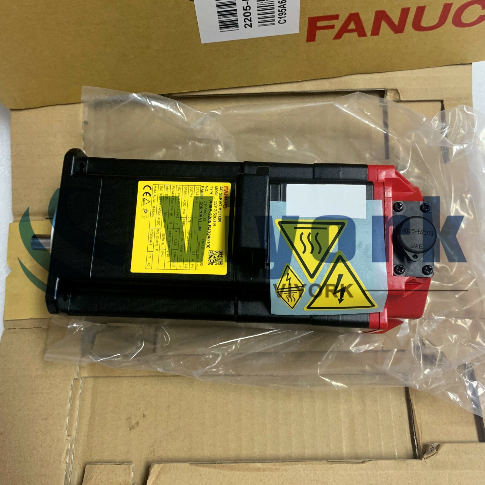 FANUC A60b-2205-b402#0100 AC Servo Motor 4000rpm for sale online | eBay