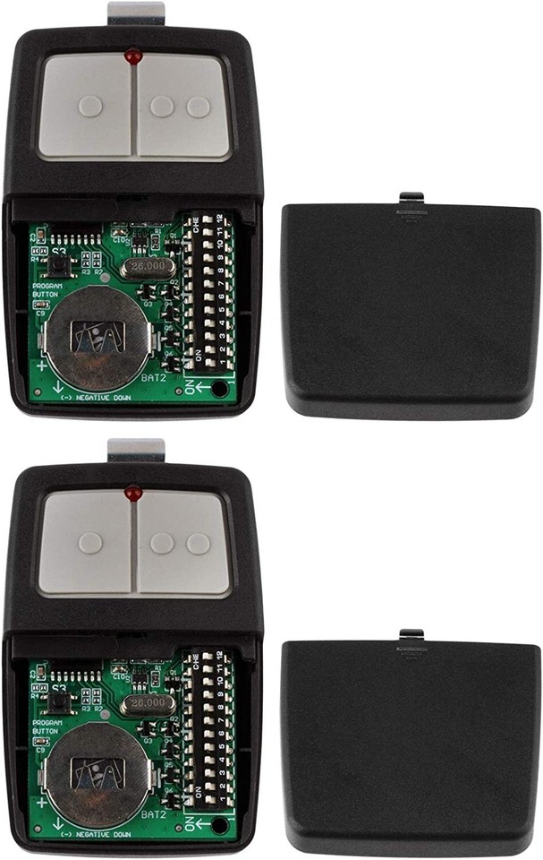 2PCS for Clicker 375LM 375UT KLIK1U Garage Gate Door Opener Remote ...