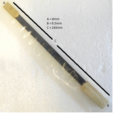 PENDULUM RODS CLOCK SUSPENSION SPRING 143mm LONG CASE GRANDFATHER NEW ...