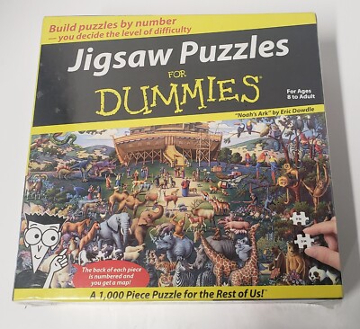 Jigsaw Puzzles for Dummies 1,000 piece "Noah's Ark" by Eric Dowdle New ...