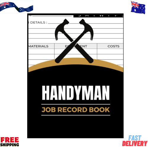 Handyman Job Record Book: Essential Tool for Self-Employed & Small ...