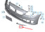 NEW BMW 5 F10 FRONT BUMPER RIGHT PROTECTIVE RUBBER STRIP 51117331764 ...