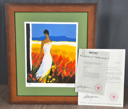 Emille Bellet Sereine signed numbered HC 51/100 lithograph print COA ...