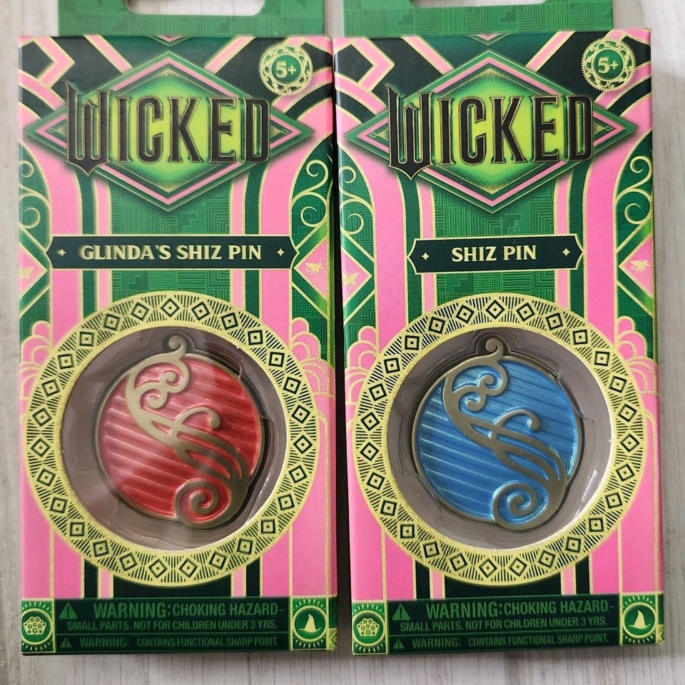 Wicked Movie Elphaba and Glinda Shiz Pin Set -2024 University Pins ...