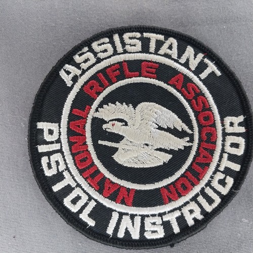 Assistant Pistol Instructor NRA Sew On 4" Patch | eBay