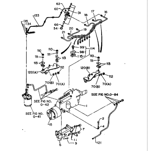 PIPE - FUEL INJECTOR #1 Genuine ISUZU 1-15413940-2 Fits 6SA1 Engine | eBay