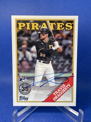 Travis Swaggerty. Topps 35th Anniversary Auto. Pirates | eBay