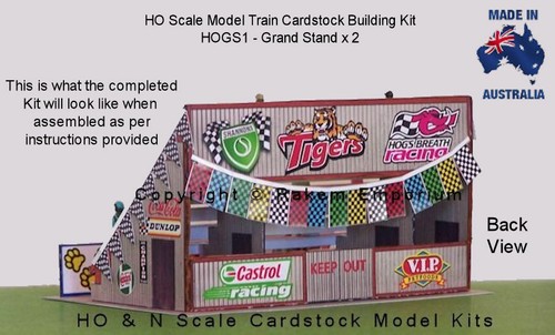 Grandstand Seating X 2 Model Railway Building Kit HO Scale HOGS1 for ...
