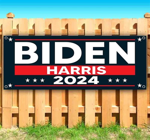 BIDEN HARRIS 2024 Banner Advertising Vinyl Flag Sign Many Sizes ...