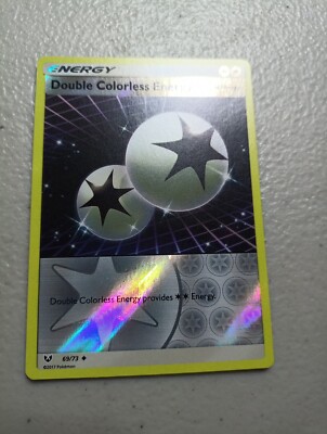 Pokémon TCG Double Colorless Energy Shining Legends 69/73 Reverse Holo ...